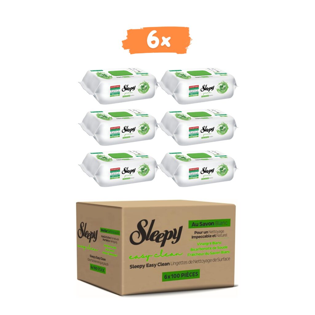 Sleepy Doekjes – Pine / Dennen – DOOSVOORDEEL 6x100 - Schoondeal.nl